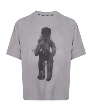 ZIGGY CHEN Crew-neck T-shirt - Grey