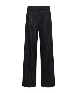 Brunello Cucinelli Pinstriped Straight-leg Pants
