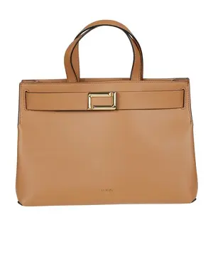 LANCEL Angele Medium Tote Bag - Camel