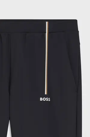 Hugo Boss Logo-print Stripe-detail Track Pants