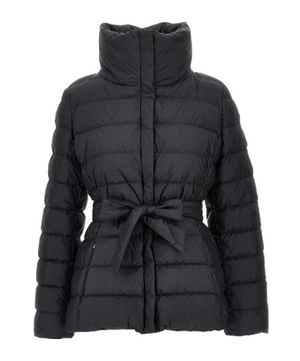 Max Mara Long-sleeved Cotton-padded Jacket - Black