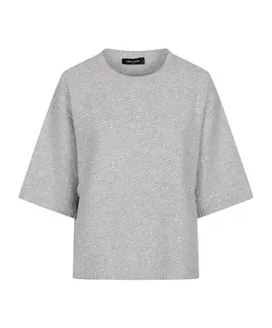 Fabiana Filippi Round Neck Sweater - Gray
