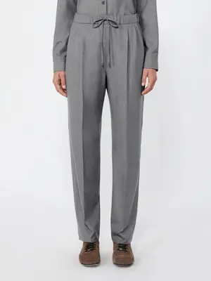 Max Mara Pleated Drawstring Pants