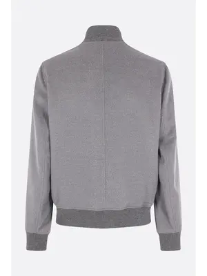 Brunello Cucinelli Long-sleeved Buttoned Jacket With High Collar - No