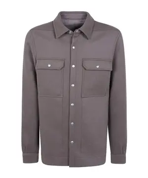 Rick Owens Long-sleeve Casual Jacket - Grey