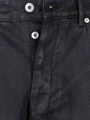 Rick Owens Geth Waxed Wide-leg Jeans