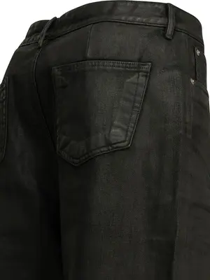 Rick Owens Geth Waxed Wide-leg Jeans