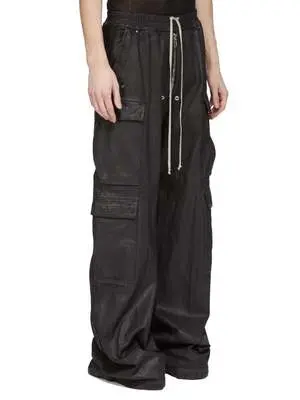 Rick Owens Double Cargo Jumbo Bela Pants - Black