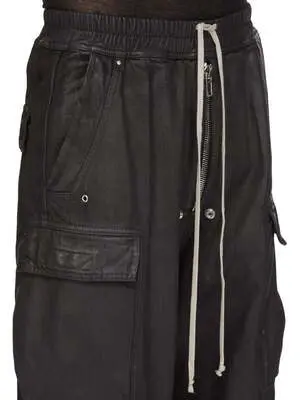 Rick Owens Double Cargo Jumbo Bela Pants - Black