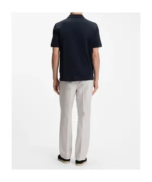 Hugo Boss Jacquard-knit Polo Shirt