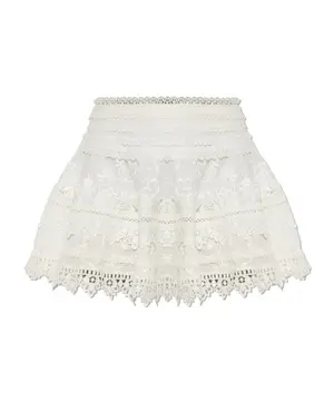 ALLSAINTS Short A-line Skirt - White