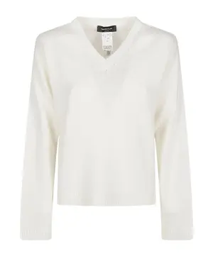 Fabiana Filippi V Neck Sweater - White