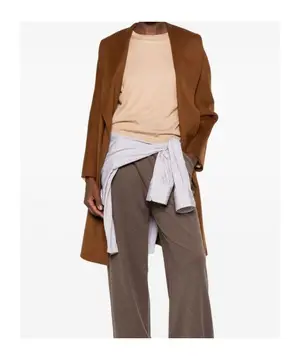 Max Mara Collared Long-sleeved Coat
