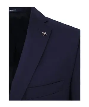 Tagliatore Long-sleeved Blazer And Trousers Set