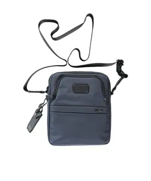 Tumi Alpha Zip Messenger Bag - Navy Blue