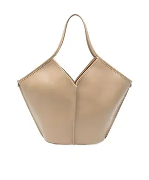 Hereu Calella Leather Tote Bag - Light Brown