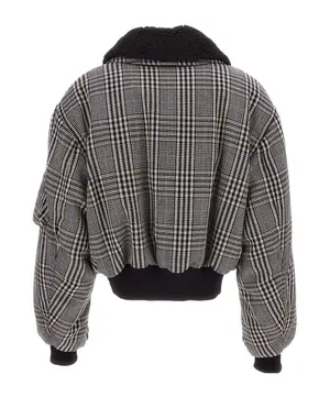 Stella McCartney Checked Bomber Jacket