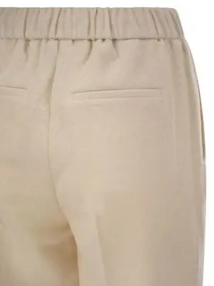 Peserico Elasticated Waist Tapered Leg Trousers