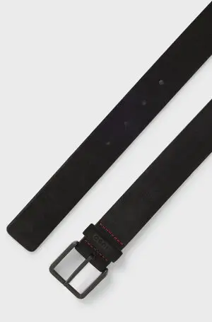 Hugo Boss Suede Belt With Pin Buckle
