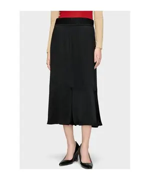MAISON MARGIELA Washed Silk Satin Midi Skirt