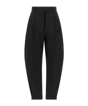 RÓHE Casual Pants With Belt Loops - Black