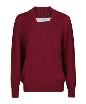 IRO PARIS Iro Ribbed-Trim V-Neck Sweater No