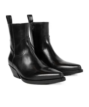 ANN DEMEULEMEESTER Imme Pointed-toe Ankle Boots