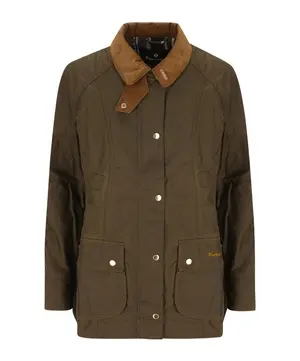 Barbour Cord Collar Utility Jacket - Brown