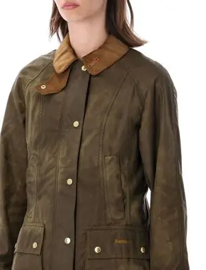 Barbour Cord Collar Utility Jacket - Brown