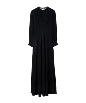 Rixo Long-sleeved Dress - Black