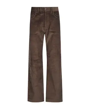 P.a.r.o.s.h Button-detail Casual Trousers - Brown