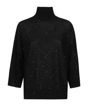 Fabiana Filippi Turtle Neck Sweater - Black