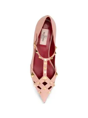 Valentino Garavani Pointed-toe Ballet Flats