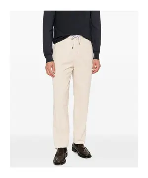 Brunello Cucinelli Pleated Drawstring-waist Trousers