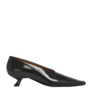 Marni Cindi Square-toe Pumps - Black
