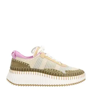 Chloé Nama Lace-up Sneakers - Multi-color