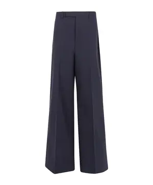 Rick Owens Casual Trousers With Belt Loops - Black