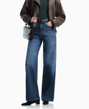 Emporio Armani High-waisted Wide-leg Jeans With Distressed Finish - Blue
