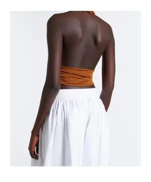 Christopher Esber Scarf Halterneck Jersey Top