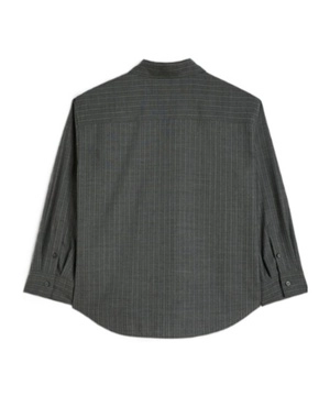 JIL SANDER Pinstripe-pattern Cropped Shirt