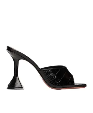 Amina Muaddi Lupita 95 High-heeled Sandals - Black