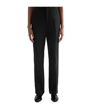 JIL SANDER Wool Sablé Tailored Trousers