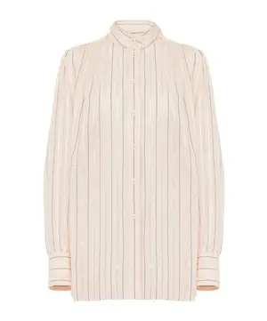 Chloé Long-sleeved Shirt - Pink/black