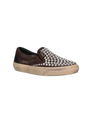 GOLDEN GOOSE Embellished Slip-on Sneakers