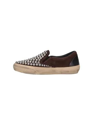 GOLDEN GOOSE Embellished Slip-on Sneakers