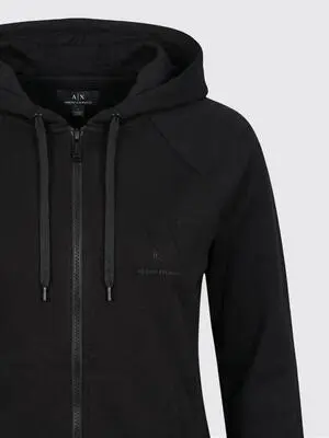 Armani Exchange Rhinestone-embellished Zip-up Hoodie