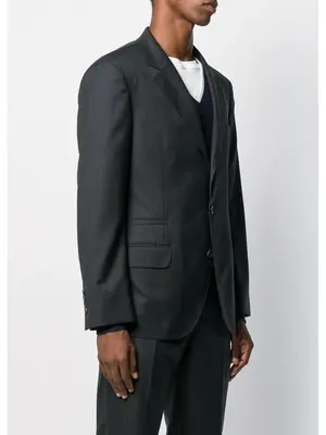 Brunello Cucinelli Striped Pattern Blazer