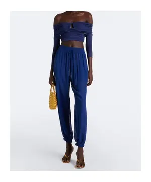Christopher Esber Marin Draped Off-shoulder Top