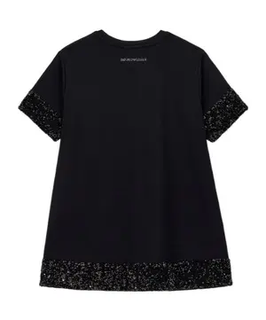 Emporio Armani Embellished Short-sleeve Jumper