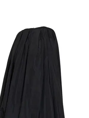 JIL SANDER Sleeveless Pleated Draped Maxi Dress